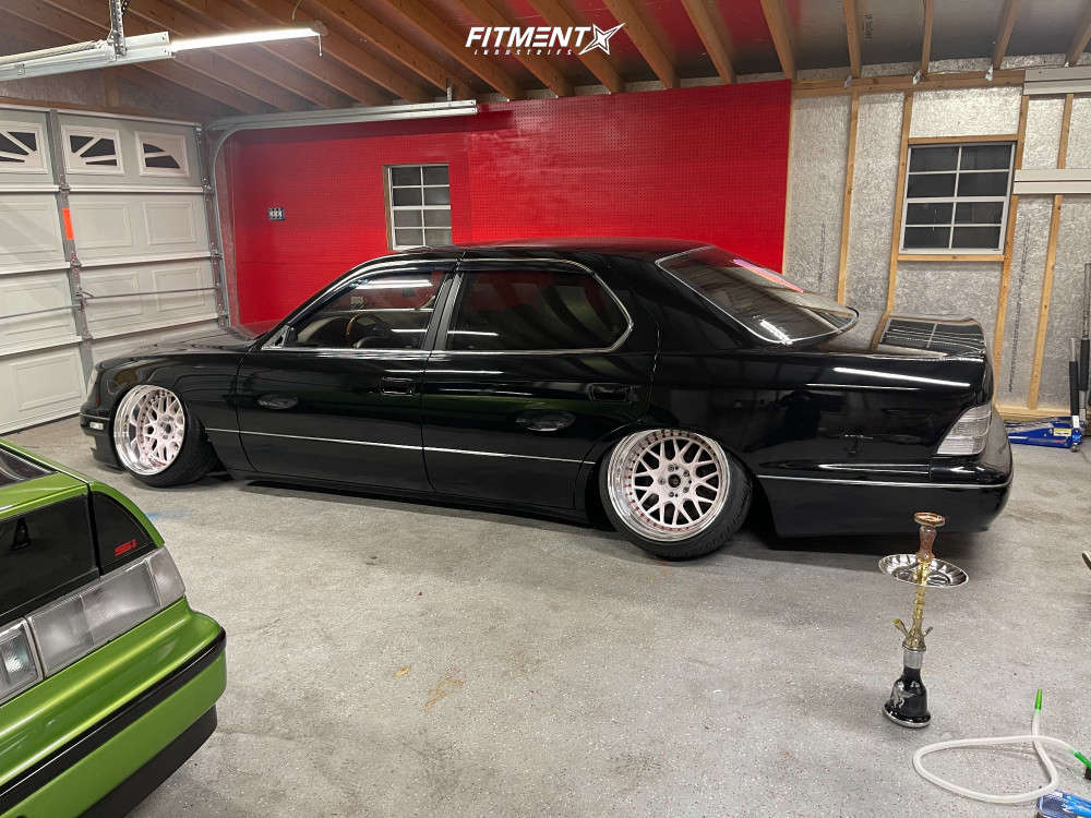 1999 Lexus LS400 Base with 18x10.5 Work Vs X9 and Accelera 215x40 on ...