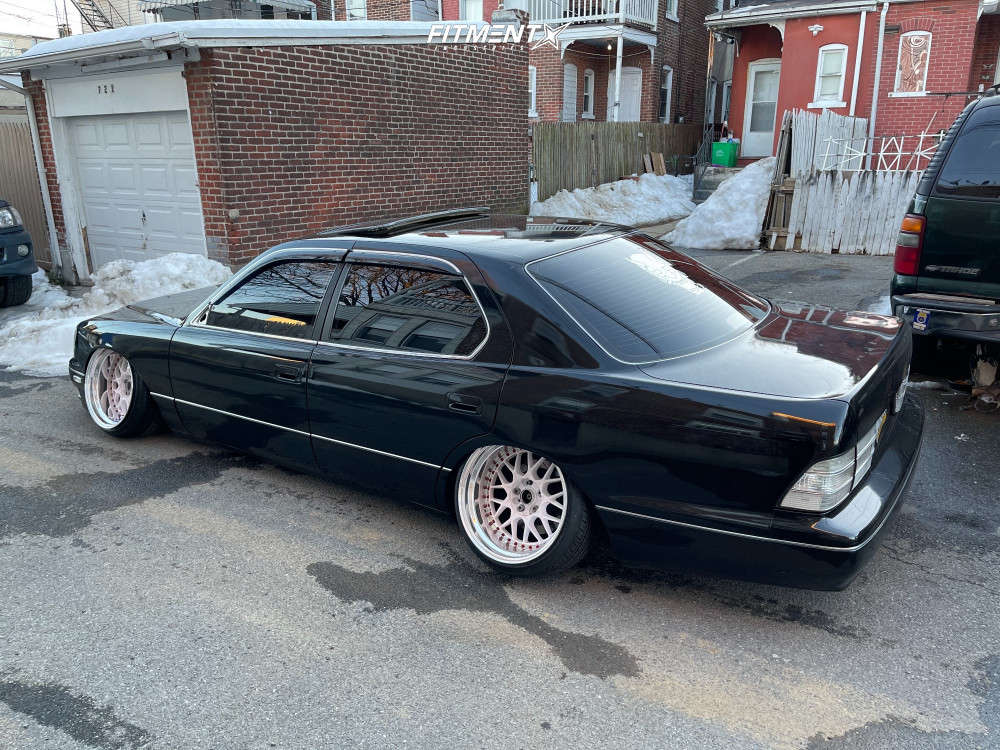 1999 Lexus LS400 Base with 18x10.5 Work Vs X9 and Accelera 215x40 on ...