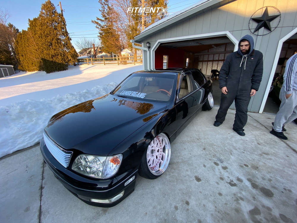1999 Lexus LS400 Base with 18x10.5 Work Vs X9 and Accelera 215x40 on ...