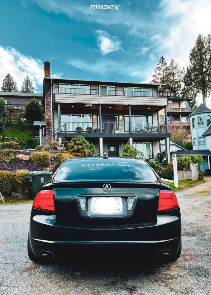 2005 Acura TL Base with 18x9.5 ESR Cs15 and Ironman 235x45 on Coilovers | 1528990 | Fitment ...