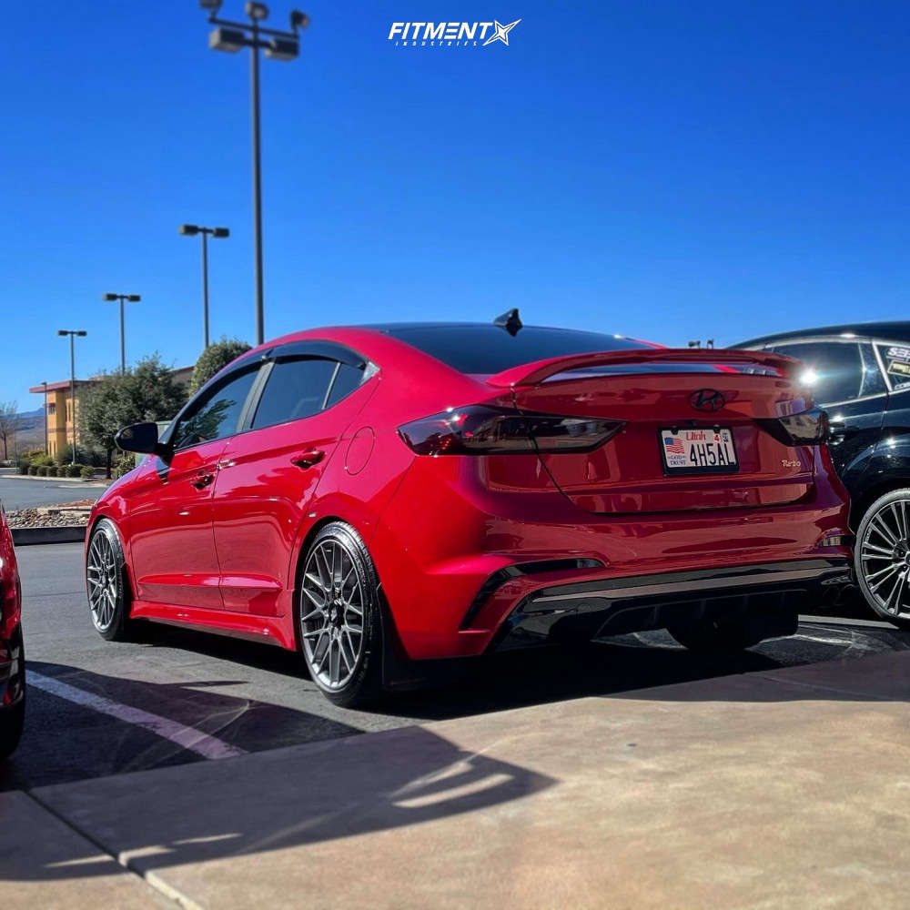 2018 Hyundai Elantra Sport with 18x8.5 Rotiform Rse and Michelin 225x40 on Coilovers | 1529195 ...