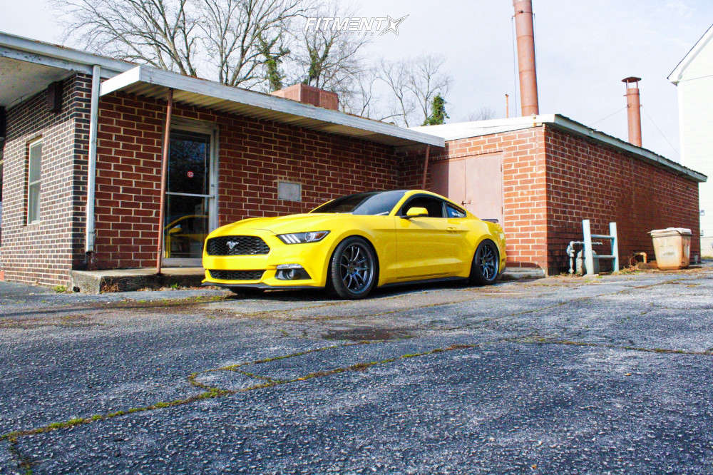 2015 Ford Mustang EcoBoost Premium with 19x9.5 Aodhan Ds02 and Federal ...