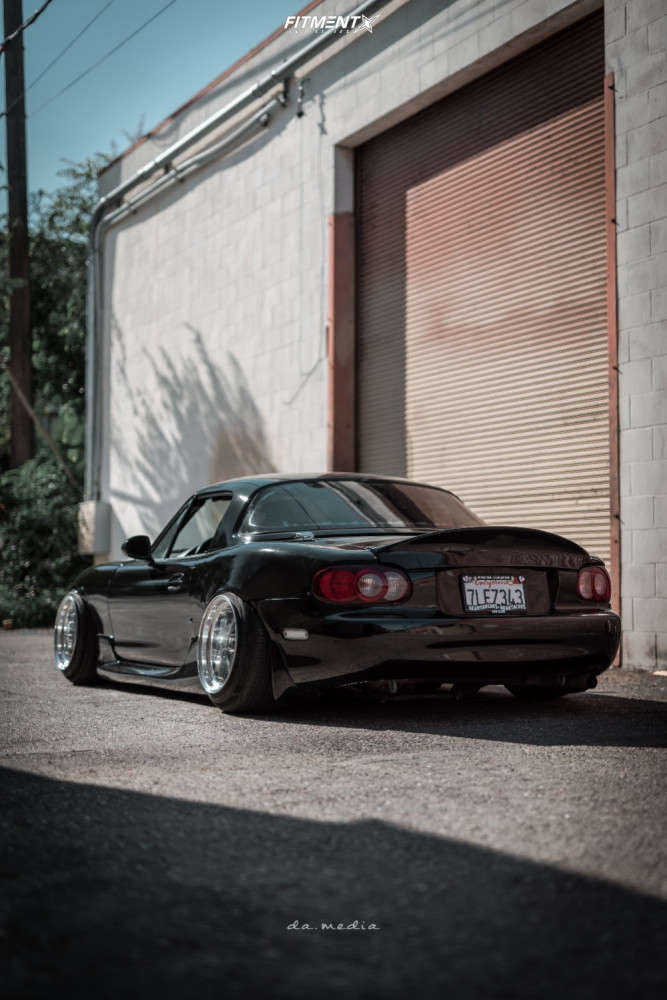 2001 Mazda MX-5 Miata Base with 15x11 SSR Professor Sp1 and Hankook ...