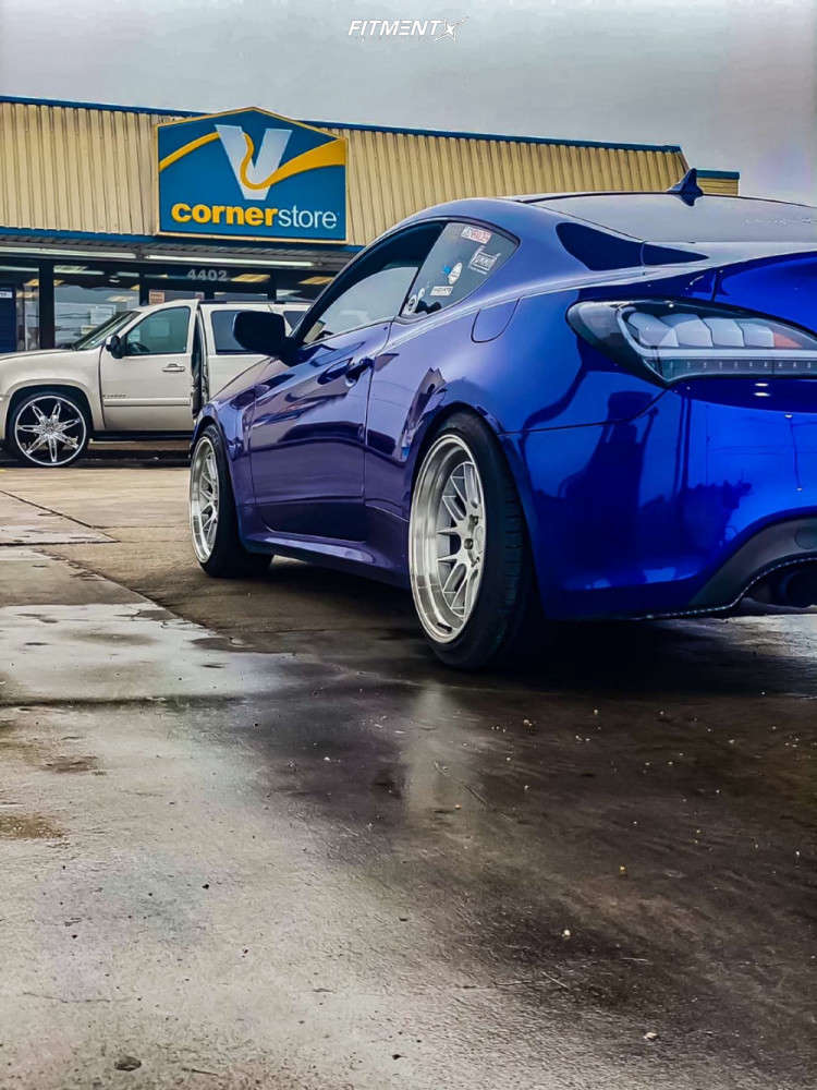 2013 Hyundai Genesis Coupe 2.0T with 19x9.5 Aodhan Ds06 and Nankang ...