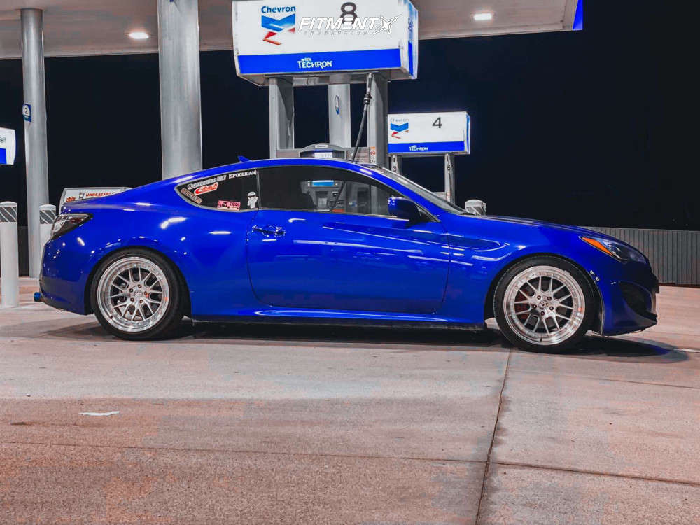 2013 Hyundai Genesis Coupe 2.0T with 19x9.5 Aodhan Ds06 and Nankang ...