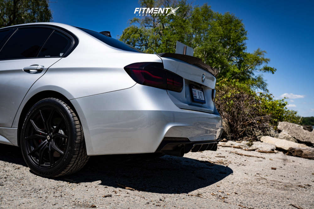2013 BMW 335i XDrive Base with 18x8 Drag DR67 and Continental 225x40 on ...