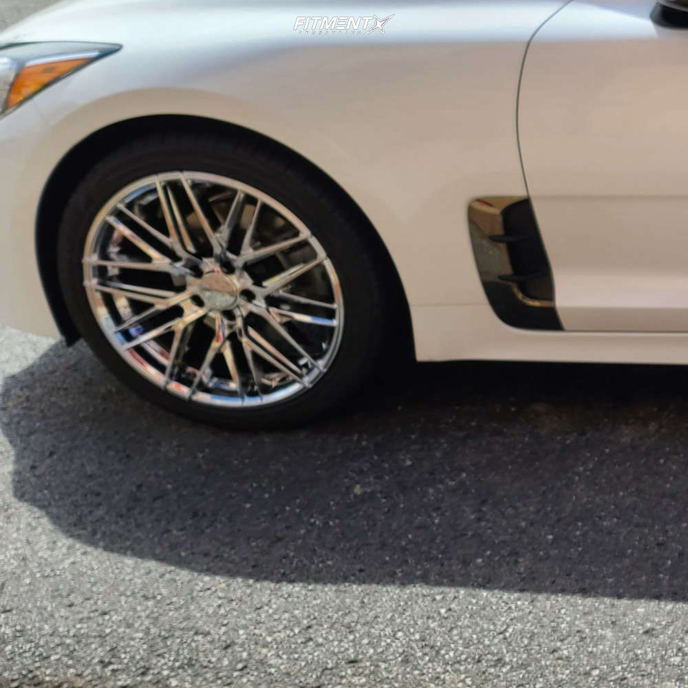 2020 Kia Stinger GT-Line with 19x8.5 Drag DR77 and Lionhart 235x40 on ...