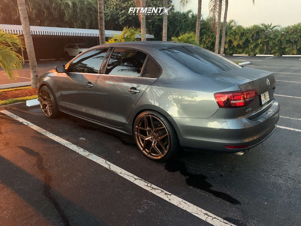 2017 Volkswagen Jetta S with 20x8.5 STR Racing STR 908 and Ironman ...