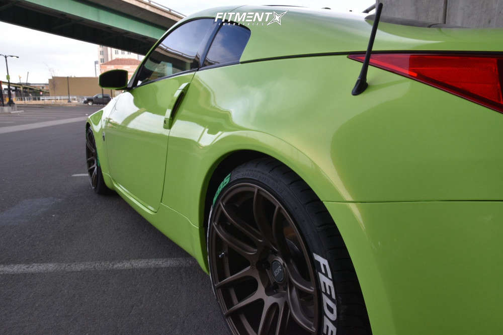 2006 Nissan 350Z Touring with 19x9.5 ESR Cs8 and Federal 245x35 on ...