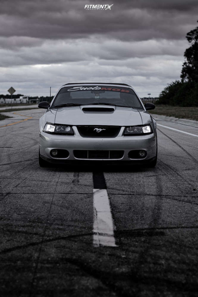 2001 Ford Mustang GT with 18x9.5 Rotiform Rse and Achilles 275x40 on ...