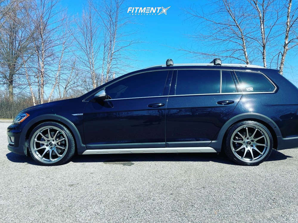 2019 Volkswagen Golf Alltrack SE with 18x8.5 JNC Jnc006 and Federal ...