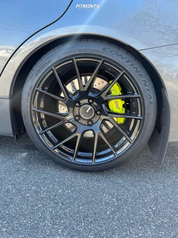 2020 Subaru WRX STI Limited with 18x9.5 Enkei TM7 and Continental ...