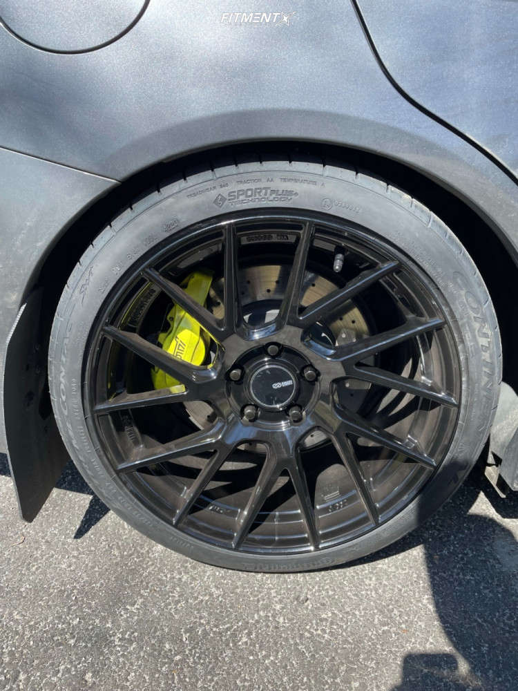 2020 Subaru WRX STI Limited with 18x9.5 Enkei TM7 and Continental ...