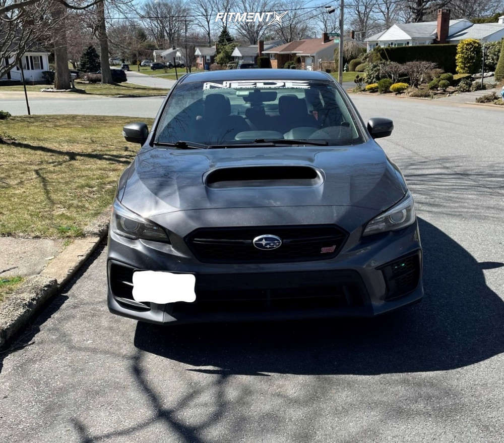 2020 Subaru WRX STI Limited with 18x9.5 Enkei TM7 and Continental ...