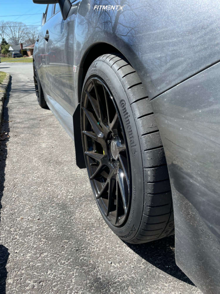 2020 Subaru WRX STI Limited with 18x9.5 Enkei TM7 and Continental ...