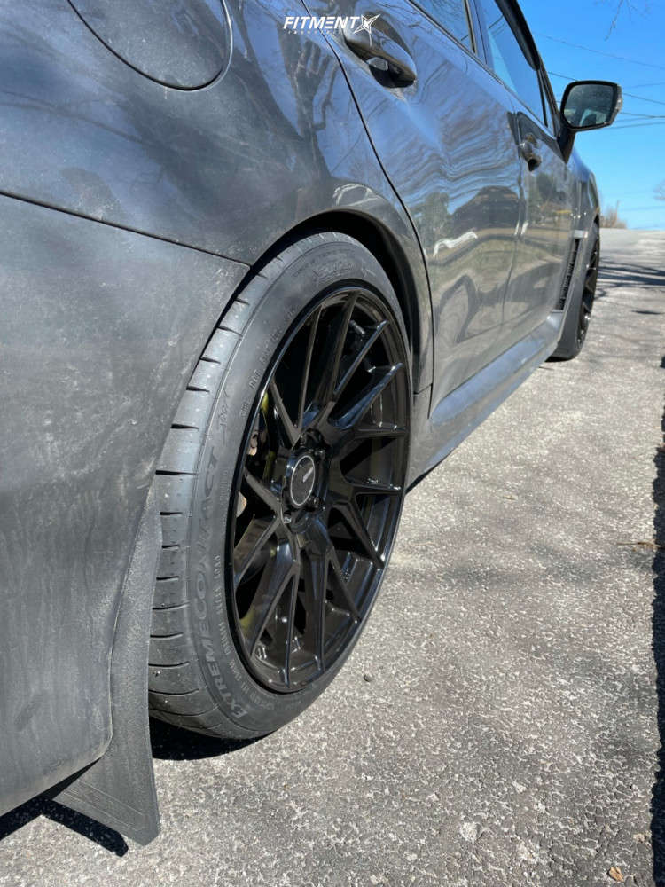 2020 Subaru WRX STI Limited with 18x9.5 Enkei TM7 and Continental ...