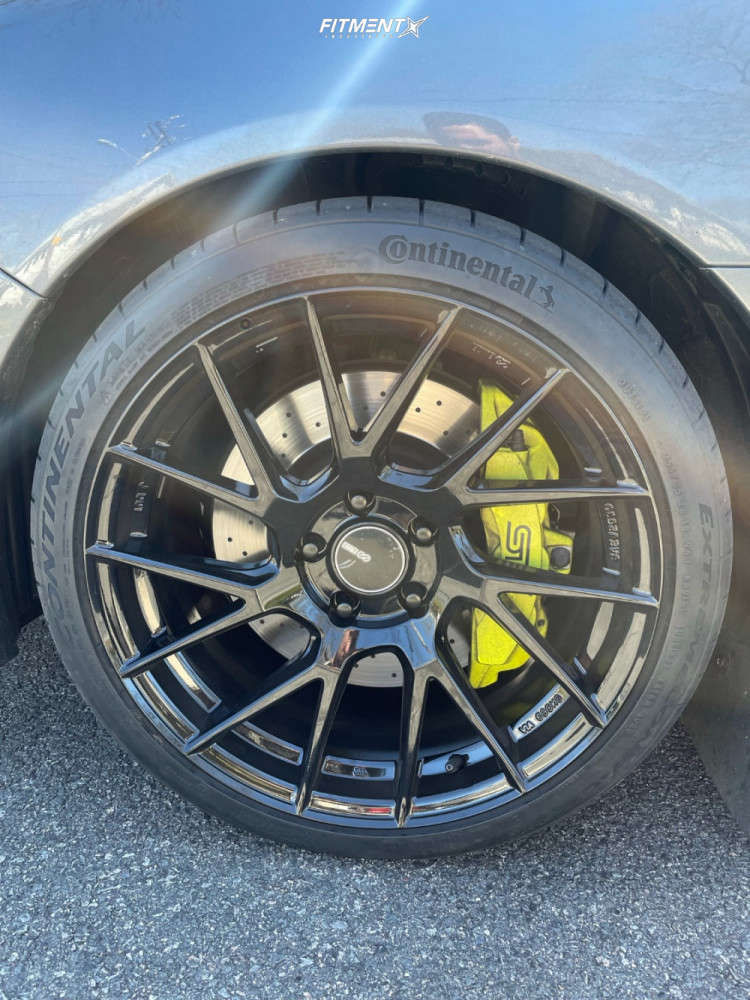 2020 Subaru WRX STI Limited with 18x9.5 Enkei TM7 and Continental ...