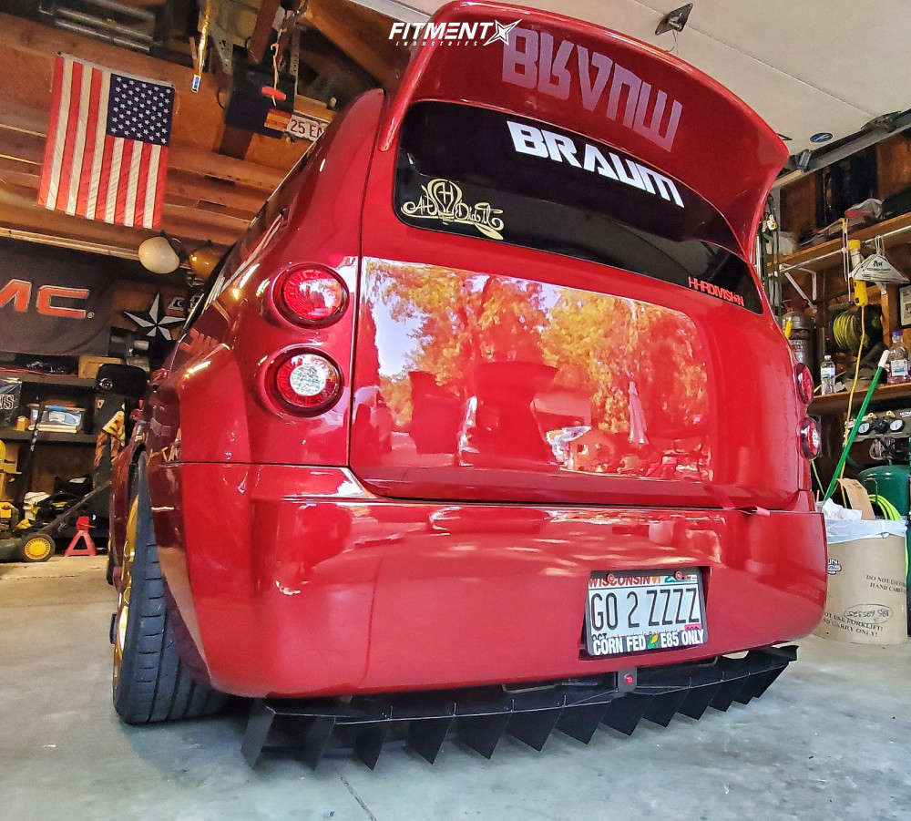 2010 Chevrolet HHR SS with 18x8 Enkei PF01 and Dunlop 225x45 on Air ...