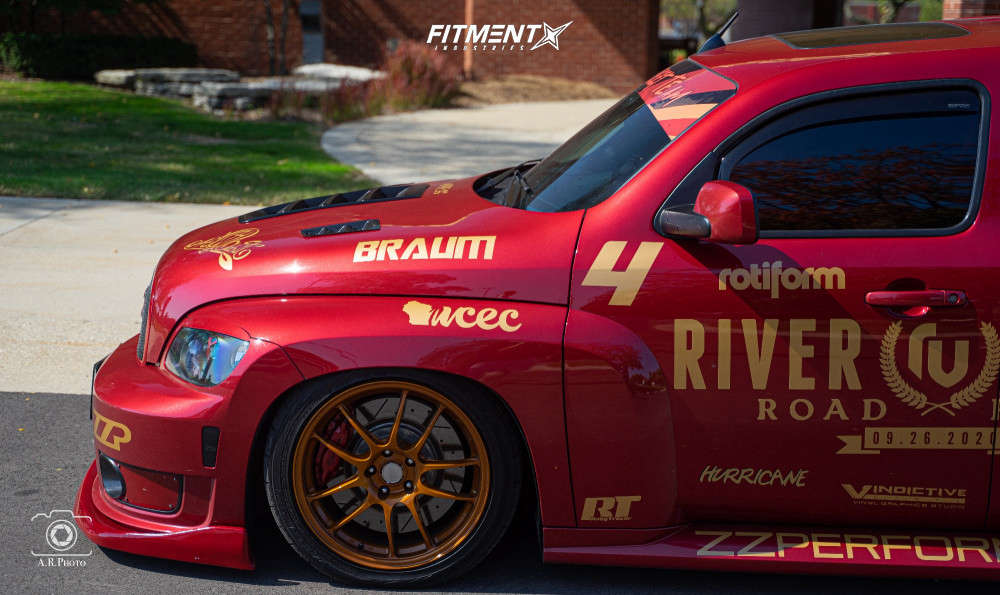 2010 Chevrolet HHR SS with 18x8 Enkei PF01 and Dunlop 225x45 on Air ...