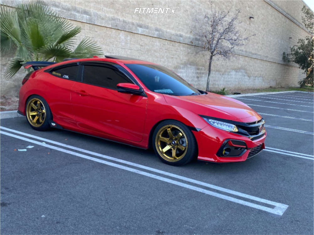 2020 Honda Civic Si with 18x9.5 MST Mt01 and Lionhart 245x30 on ...