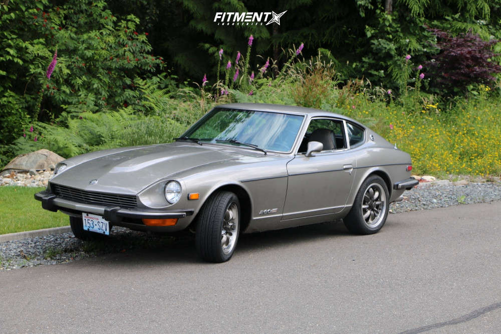 1974 Datsun 240Z Base with 16x7 Rota Rb and Yokohama 205x50 on Stock ...