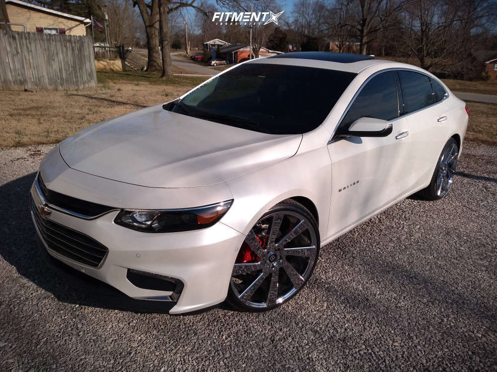 2017 Chevrolet Malibu Premier with 22x9 Blade Luxury AB06 and Nexen ...