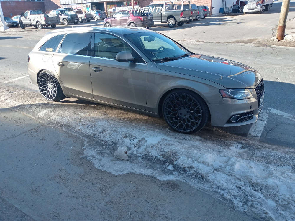 2009 Audi A4 Quattro Avant with 20x10 TSW Oslo and Velozza 225x35 on ...
