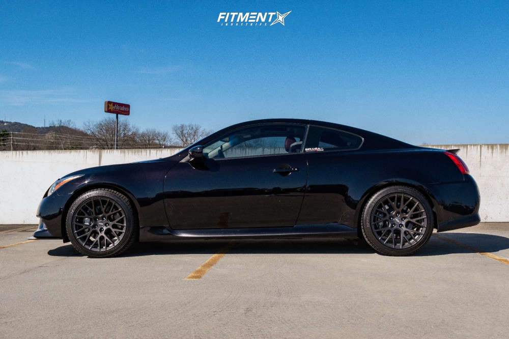 2011 INFINITI G37 IPL with 19x9.5 ESR Rf11 and Michelin 255x40 on Stock ...