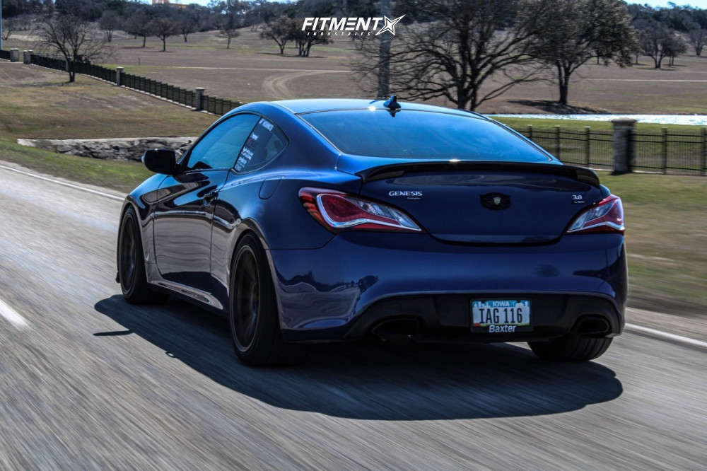 2016 Hyundai Genesis Coupe 3.8 R-Spec with 19x9.5 ESR Cs8 and Hankook ...