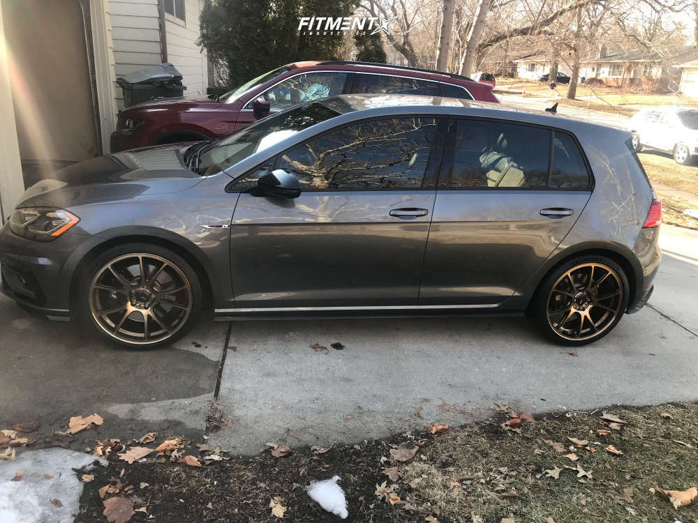 2018 Volkswagen Golf R Base with 19x8.5 Konig Freeform and Michelin ...