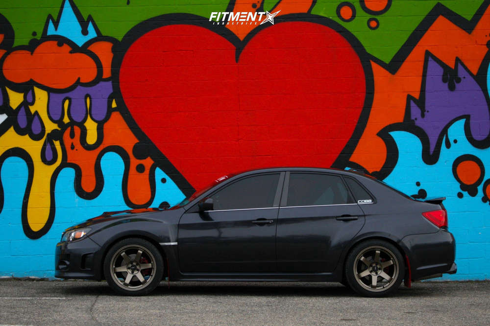 2011 Subaru Impreza WRX Limited with 18x9.5 AVID1 AV6 and Federal ...