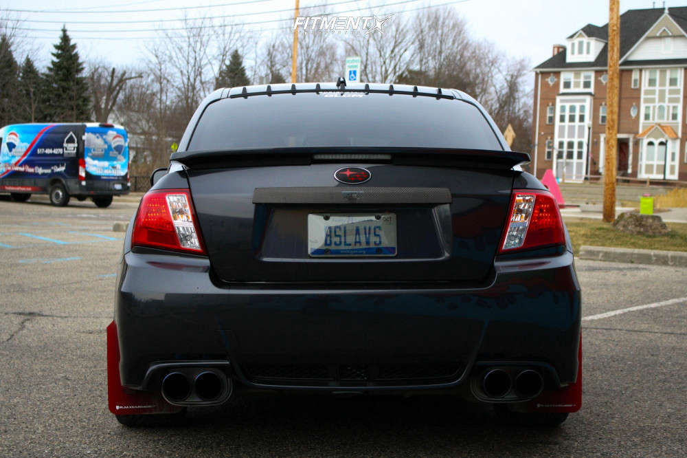 2011 Subaru Impreza WRX Limited with 18x9.5 AVID1 AV6 and Federal ...