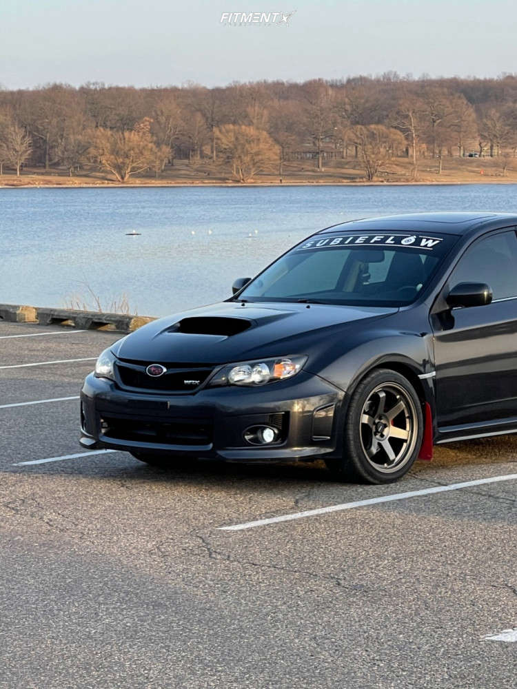 2011 Subaru Impreza WRX Limited with 18x9.5 AVID1 AV6 and Federal ...