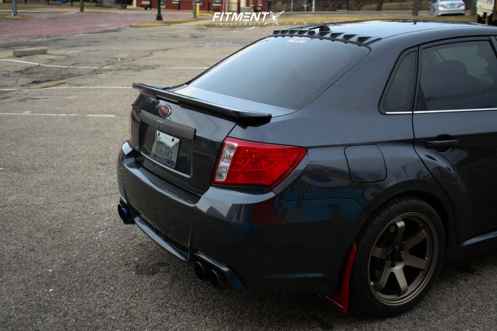 2011 Subaru Impreza WRX Limited with 18x9.5 AVID1 AV6 and Federal ...