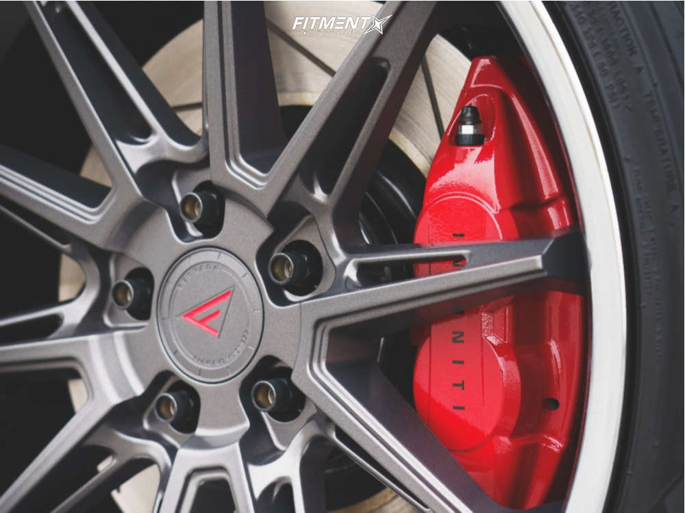 2018 INFINITI Q60 Sport with 20x9 Ferrada CM2 and Nitto 255x35 on ...