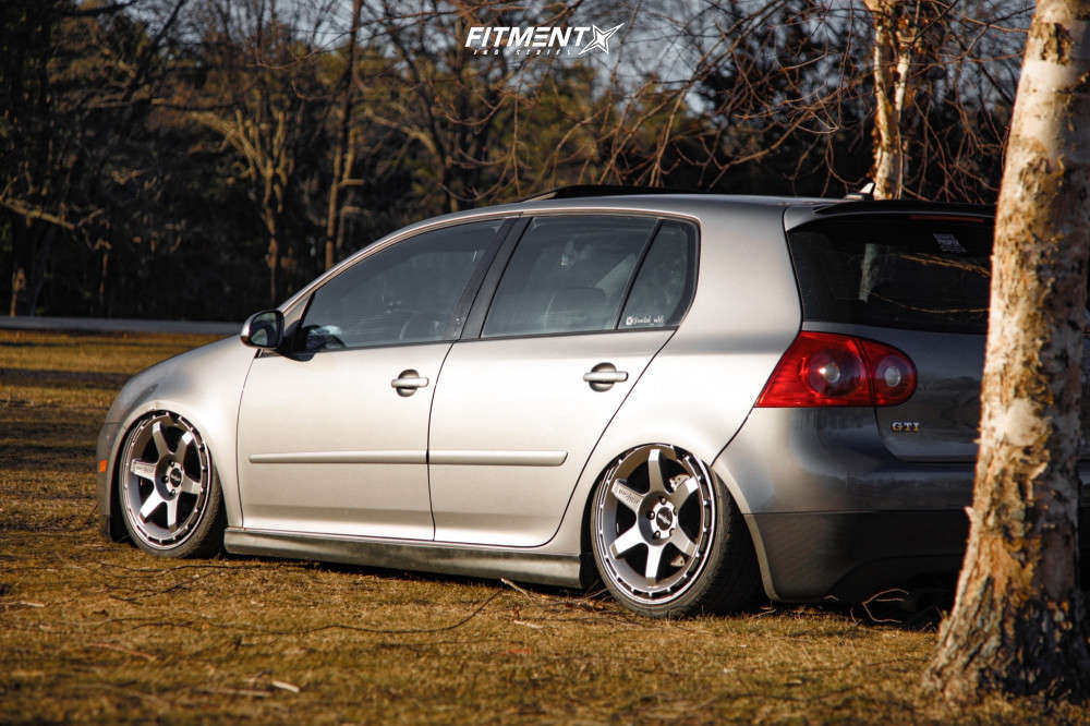 2009 Volkswagen GTI Base with 19x8.5 Rotiform Kb1 and Achilles 215x35 ...