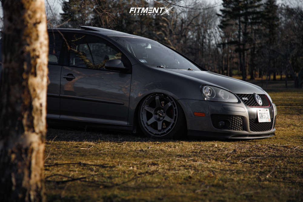 2009 Volkswagen GTI Base with 19x8.5 Rotiform Kb1 and Achilles 215x35 ...