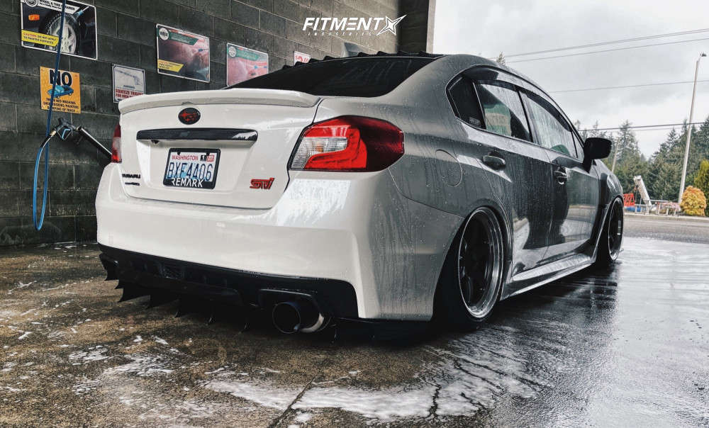 2018 Subaru WRX STI Limited with 18x9.5 Kansei Roku and Federal 225x40 ...