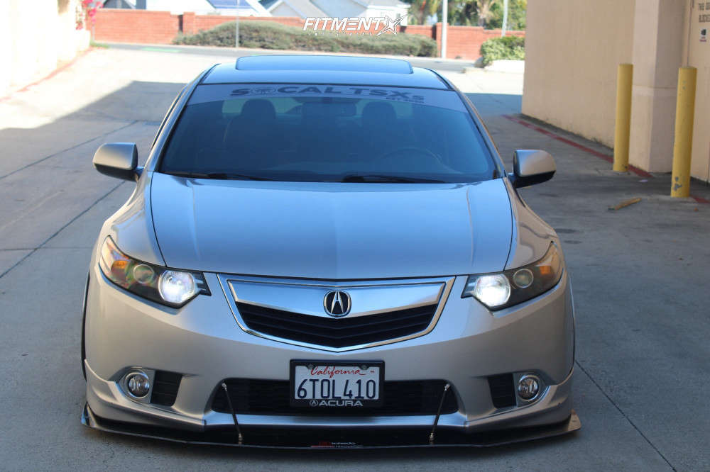 2012 Acura TSX Special Edition with 18x10 Weds Vishunu and Falken ...