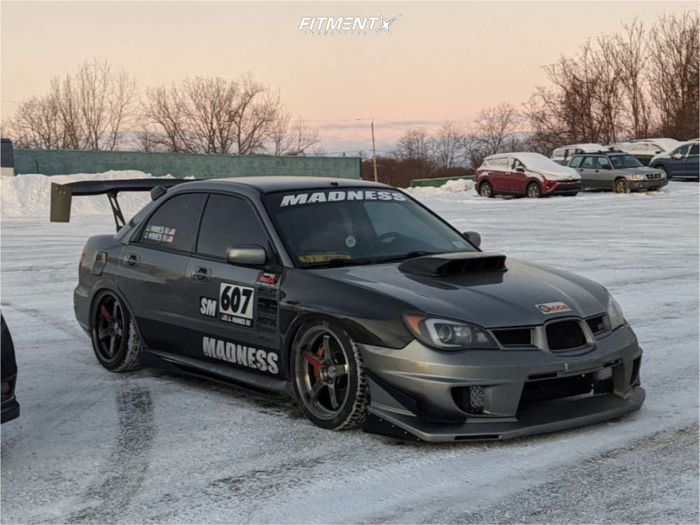 2007 Subaru WRX STI Base with 18x9.5 Varrstoen Es9 and Achilles 265x35 ...
