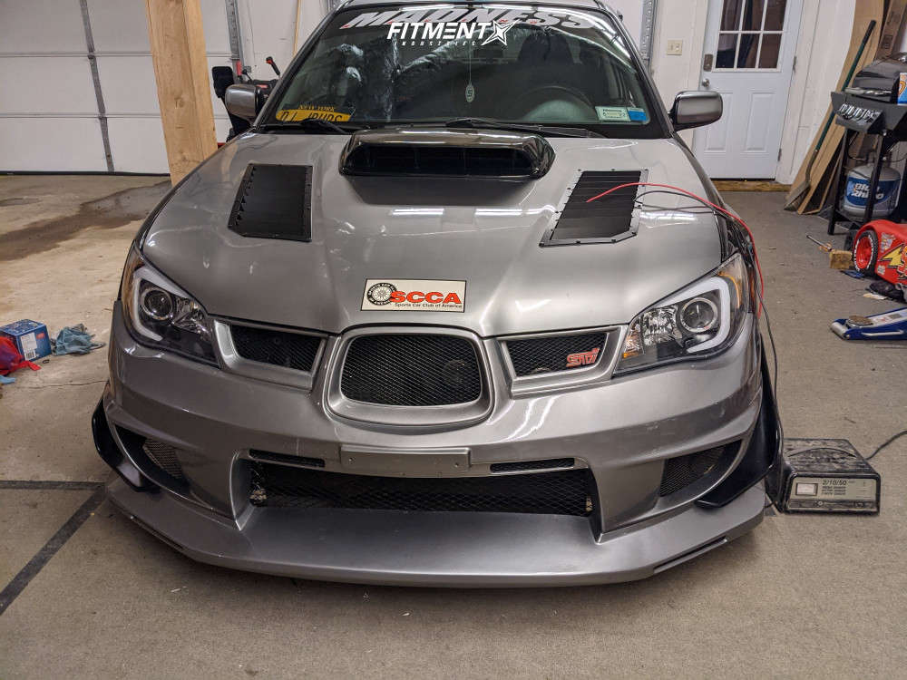 2007 Subaru WRX STI Base with 18x9.5 Varrstoen Es9 and Achilles 265x35 ...