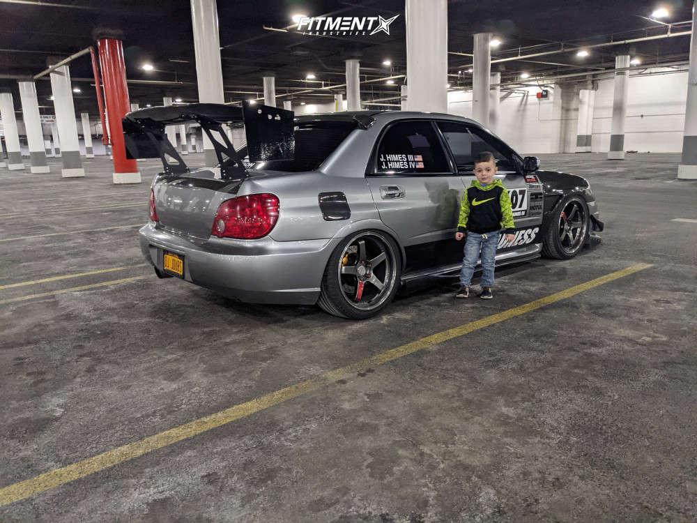 2007 Subaru WRX STI Base with 18x9.5 Varrstoen Es9 and Achilles 265x35 ...