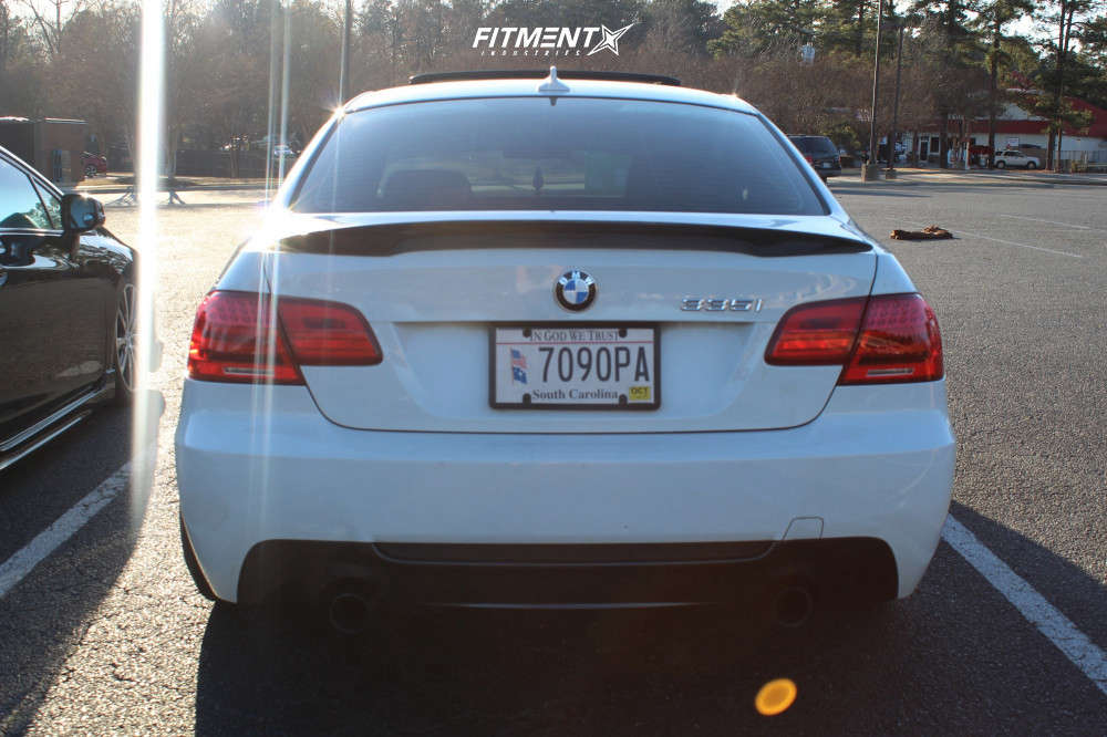 2011 BMW 335i Base with 19x9.5 ESR Cs3 and Achilles 235x35 on Coilovers ...
