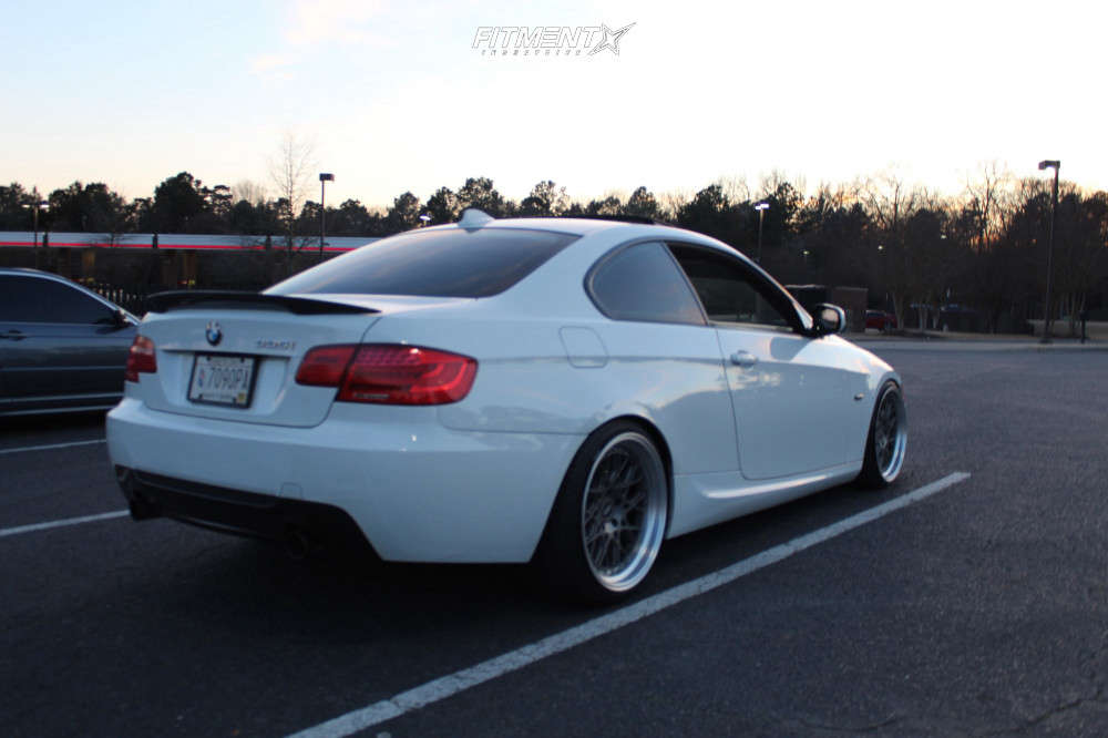 2011 BMW 335i Base with 19x9.5 ESR Cs3 and Achilles 235x35 on Coilovers ...