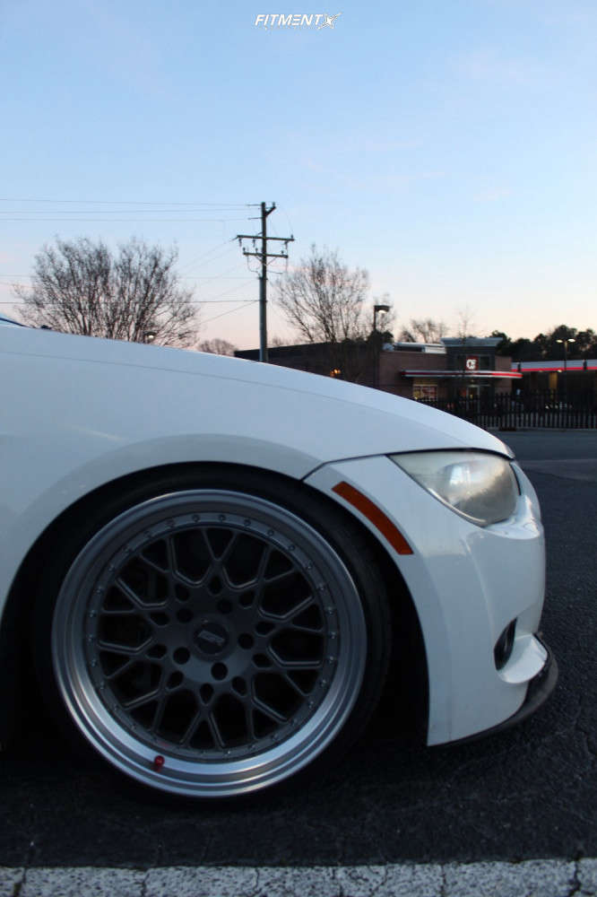2011 BMW 335i Base with 19x9.5 ESR Cs3 and Achilles 235x35 on Coilovers ...