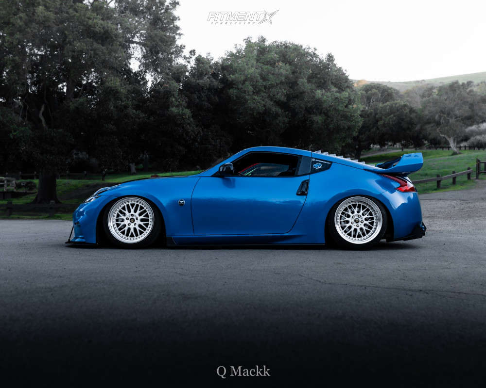 2009 Nissan 370Z Base with 19x9.5 Work Vs Xx and Hankook 245x35 on Air ...