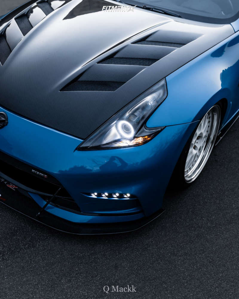 2009 Nissan 370Z Base with 19x9.5 Work Vs Xx and Hankook 245x35 on Air ...