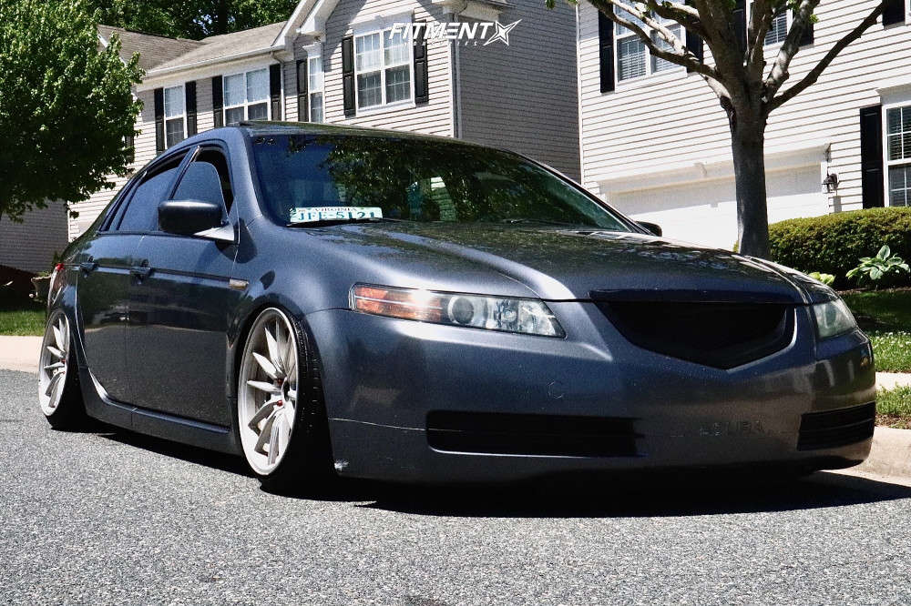 2005 Acura TL Base with 18x9.5 Cosmis Racing R1 and Achilles 215x35 on ...