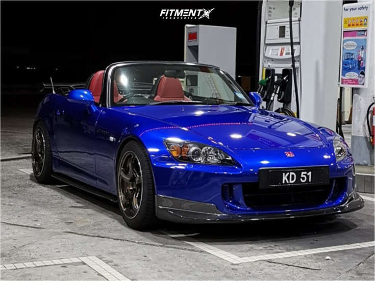 2006 Honda S2000 Base with 17x8.5 Advan Racing TC4 and Kumho 235x45 on ...