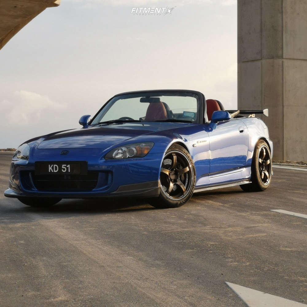 2006 Honda S2000 Base with 17x8.5 Advan Racing TC4 and Kumho 235x45 on ...
